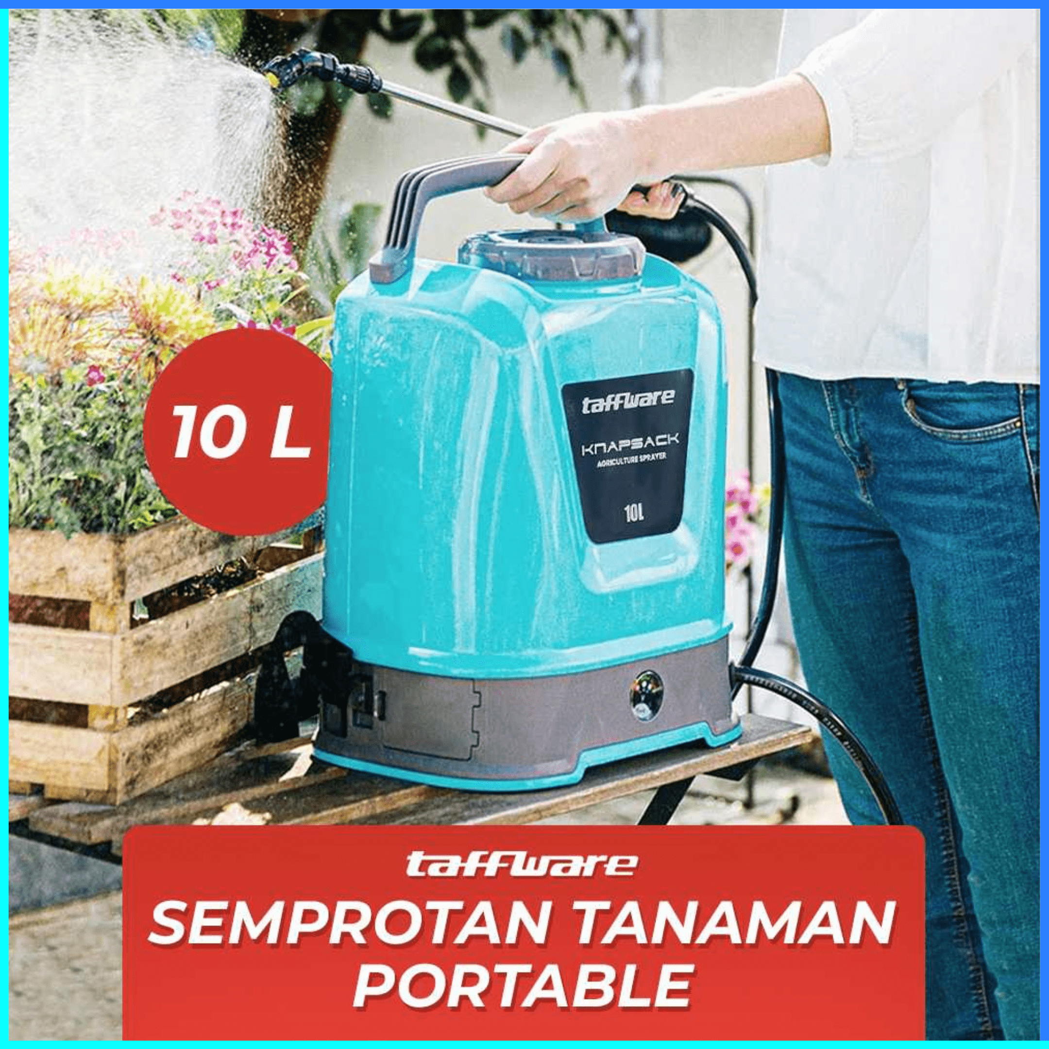 PENGIRIMAN JAKARTA Taffware KNAPSACK Semprotan Tanaman Portable ...