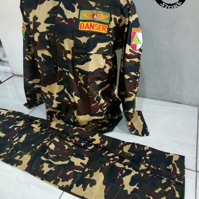 SERAGAM BANSER LORENG NASIONAL EXCLUSIVE | Lazada Indonesia