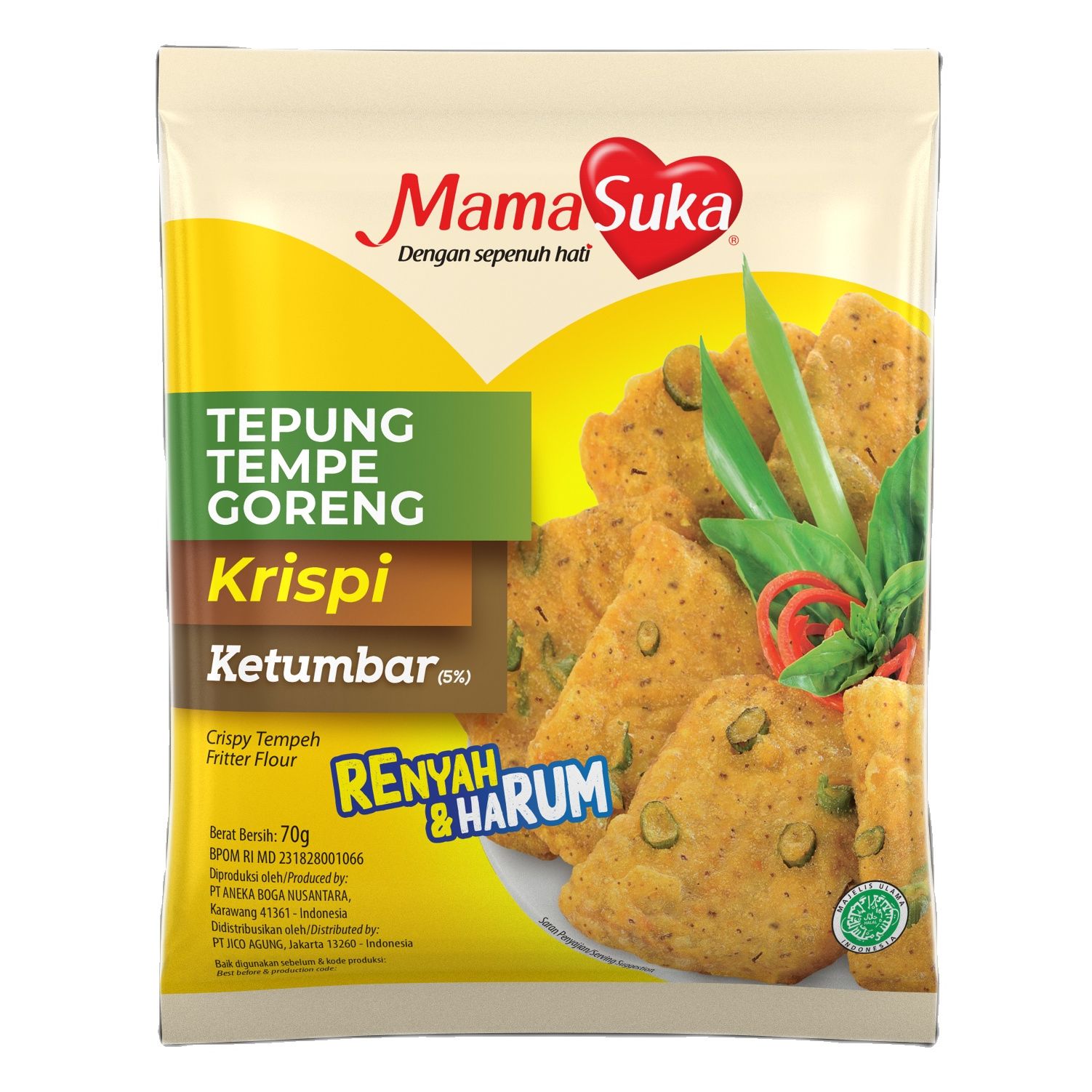 Mamasuka Tepung Tempe Goreng 70 gram | Lazada Indonesia