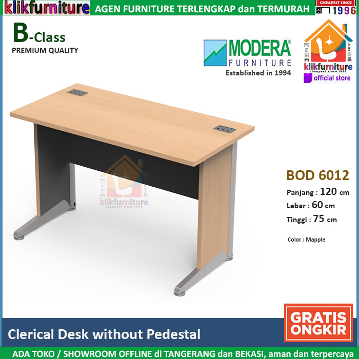 MODERA BOD 6012 Meja Clerical Desk Meja Kerja Meja Kantor | Lazada Indonesia