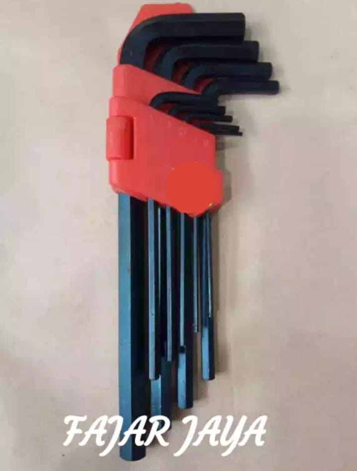 Promo Yang mau COD Promo Murah Kunci L BAJA HITAM 9 Set Piece Ball ...