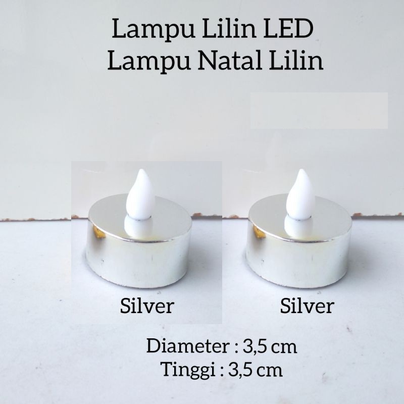 Lilin LED Baterai Elektrik Natal Baterai Mini Jumbo Murah Ulang Tahun ...