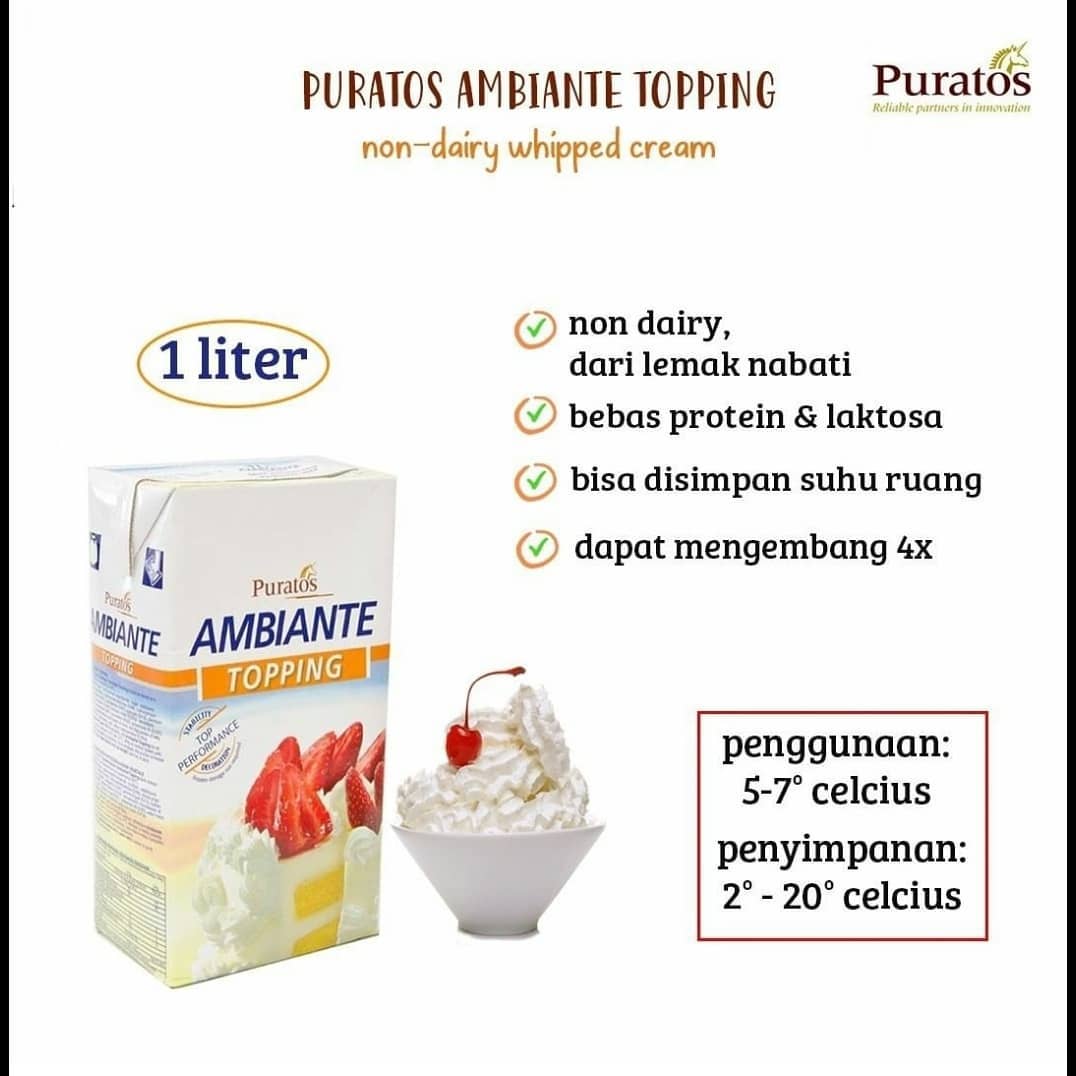 PURATOS AMBIANTE TOPPING 1 Liter | Lazada Indonesia