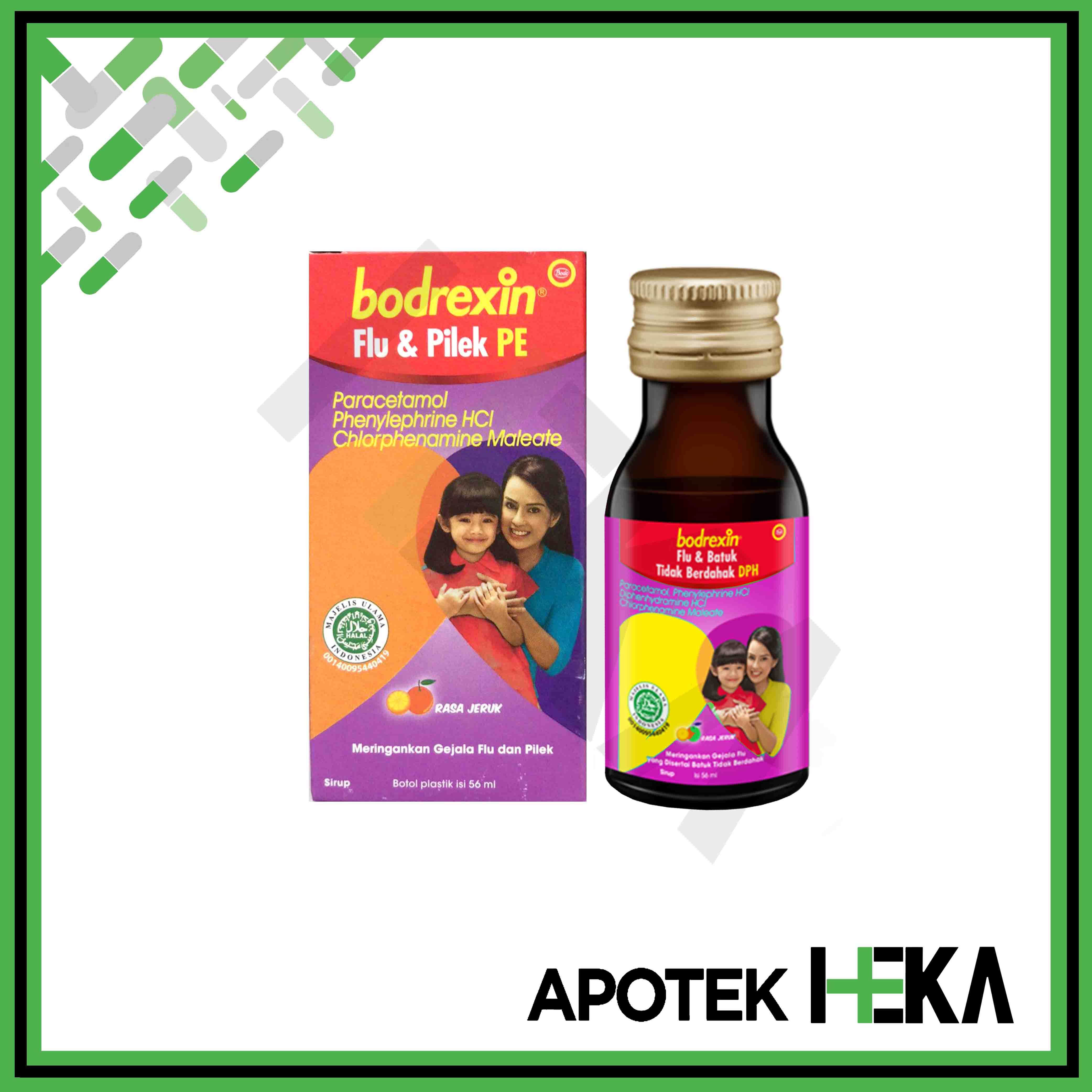 Bodrexin Flu dan Pilek PE Syrup Botol 56 ml - Sirup Anak Flu Bersin ...