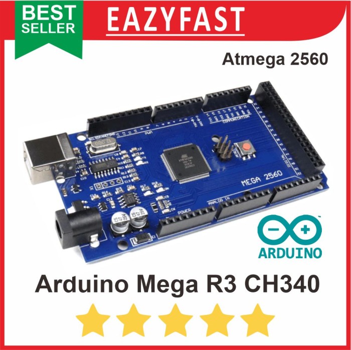 Arduino Mega 2560 CH340 R3 CH 340 Atmel Atmega Atmega2560 Mega2560 | Lazada Indonesia