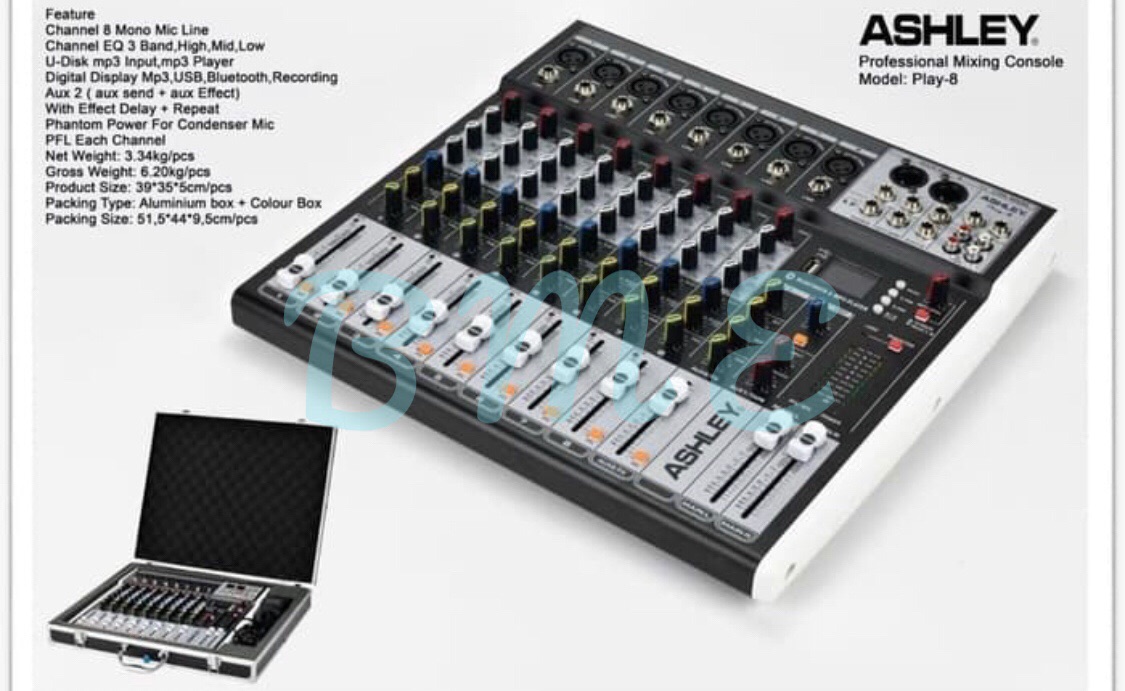 Mixer 8 Channel Ashley Play8 Play 8 Original | Lazada Indonesia