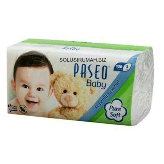 PASEO BABY PURE SOFT 130S tissue tisu bayi anak lembut 130 sheet s ...
