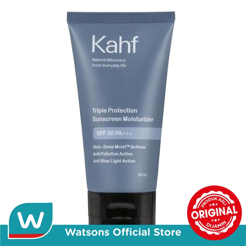 KAHF Triple Protection Sunscreen Moisturizer 30ml | Lazada Indonesia