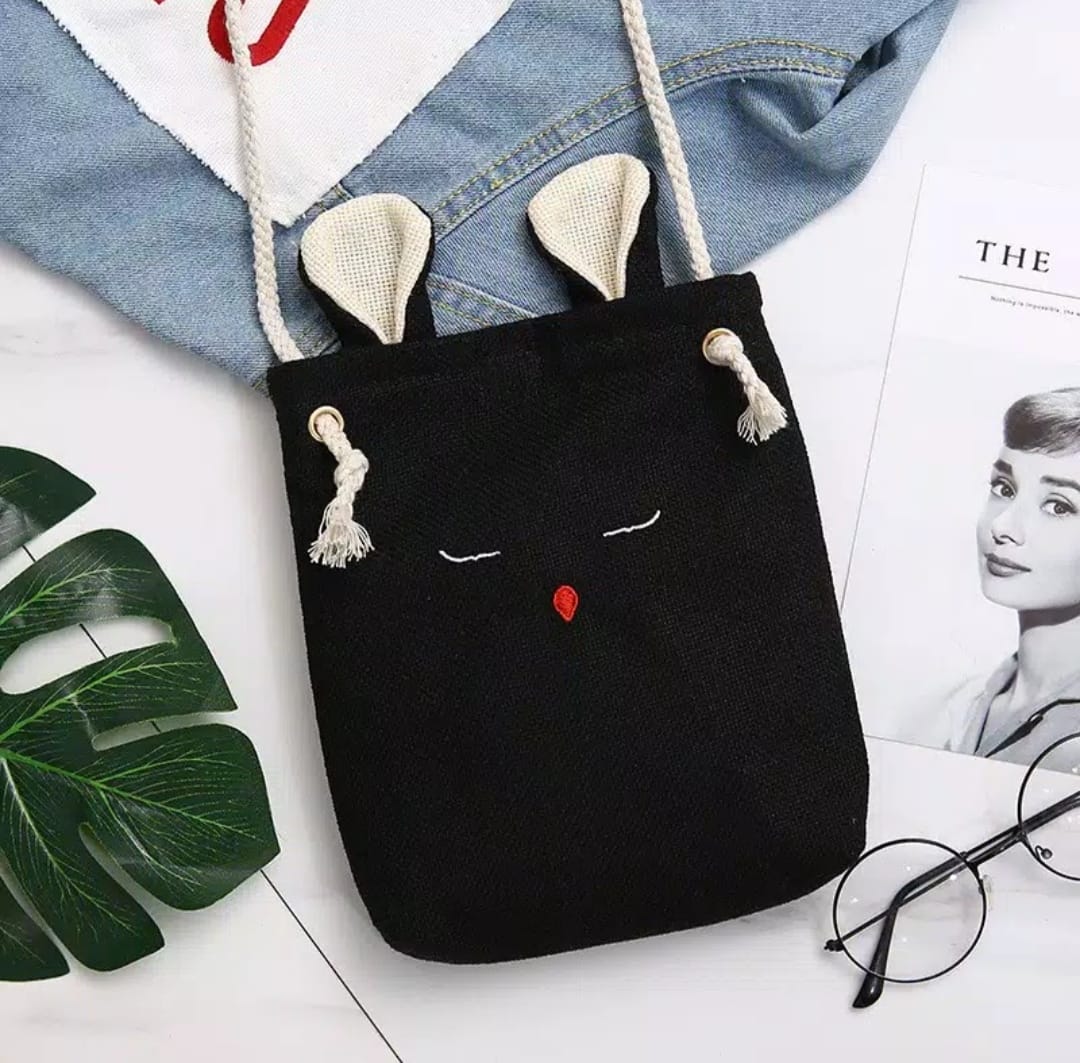 Tas Selempang Lucu Kanvas. Mikhalu Store | Lazada Indonesia