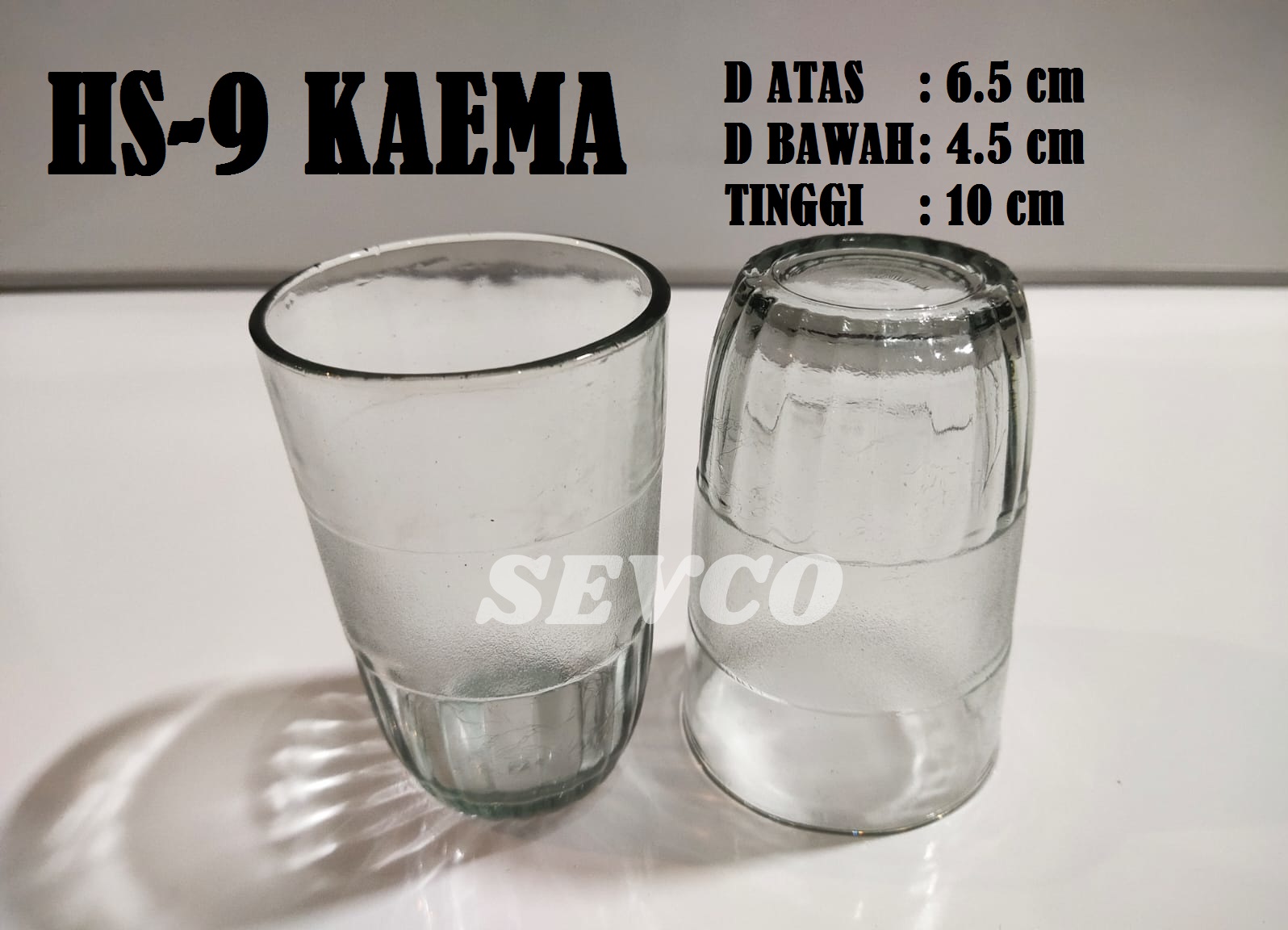 Gelas Minum HS-9 KAEMA (250ML)| Gelas Beling | Gelas Teh Kopi | Gelas Kaca | Lazada Indonesia