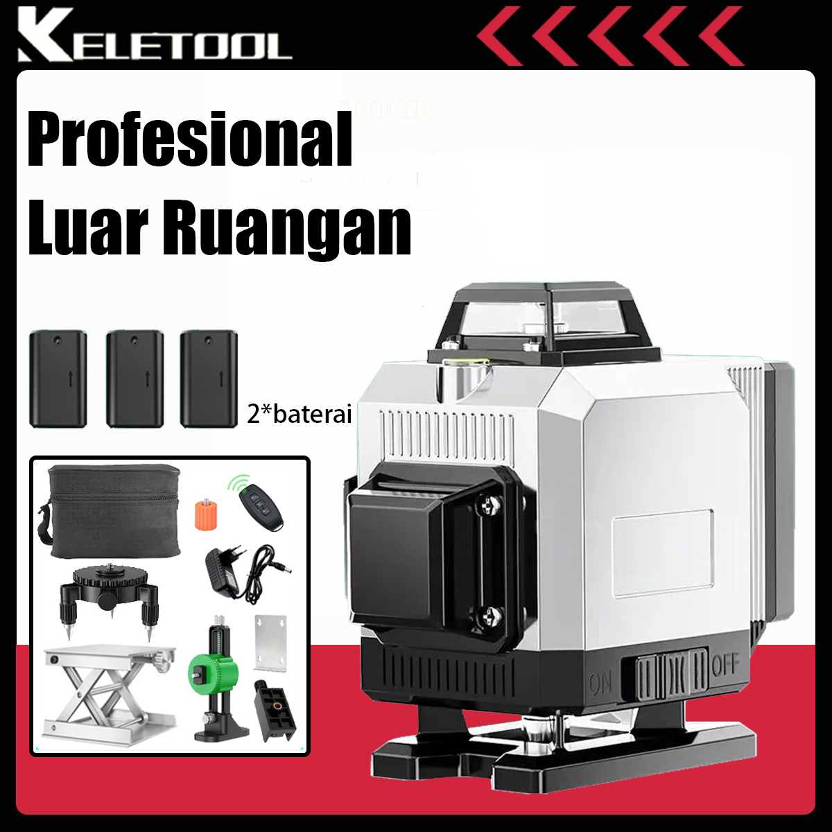 keletool 4d 16 tingkat laser multifungsi hilda baris tingkat laser ...