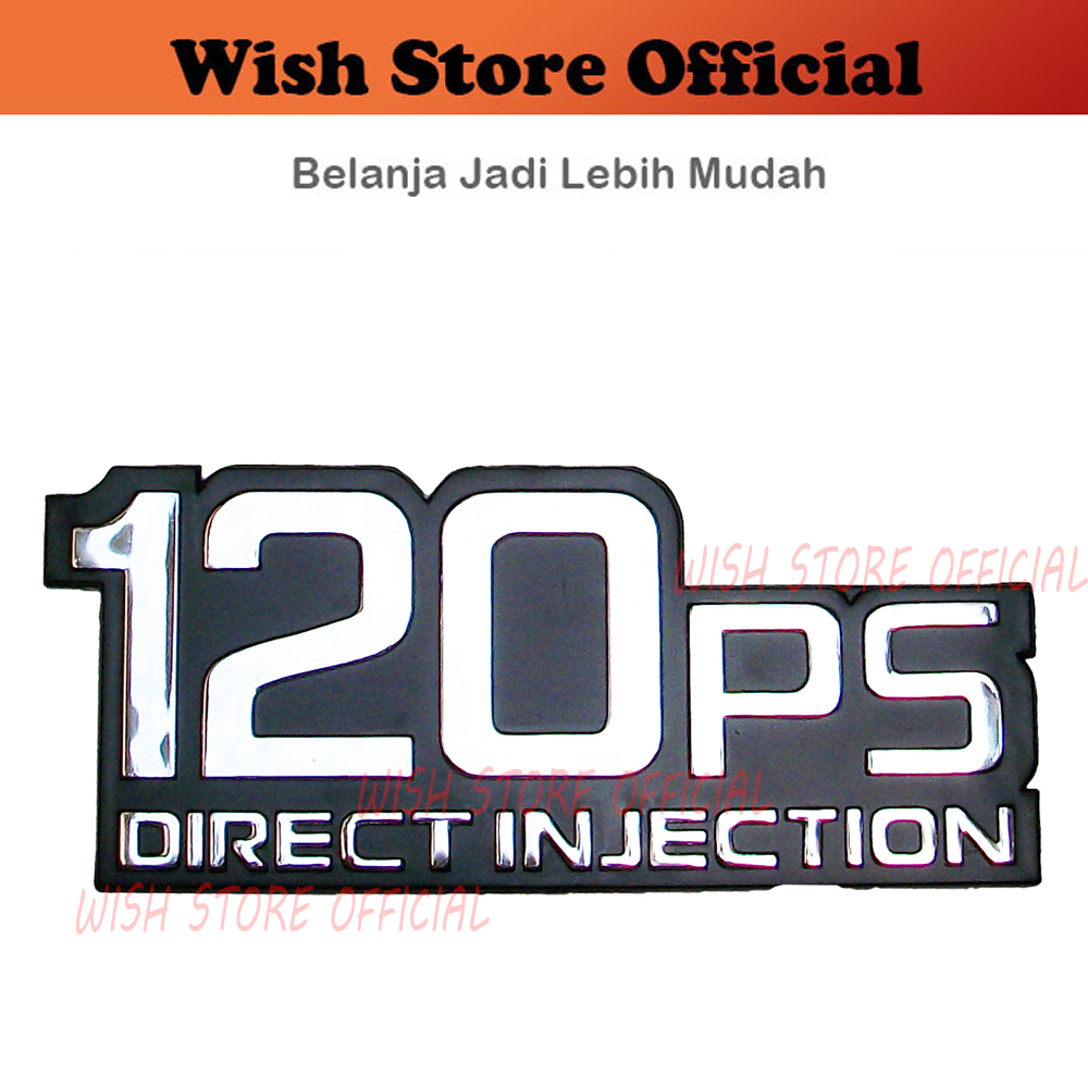[PCS] Emblem / Car Logo / Sticker / Lambang Mobil Tulisan PS120 120PS PS-120 | Lazada Indonesia