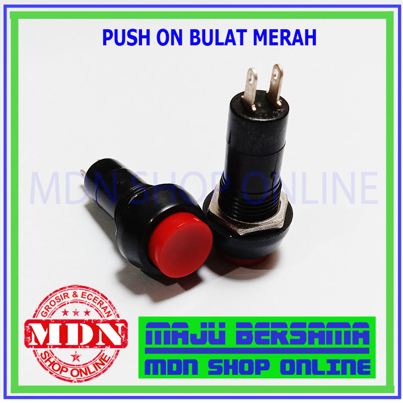 Saklar Push On Merah | Lazada Indonesia