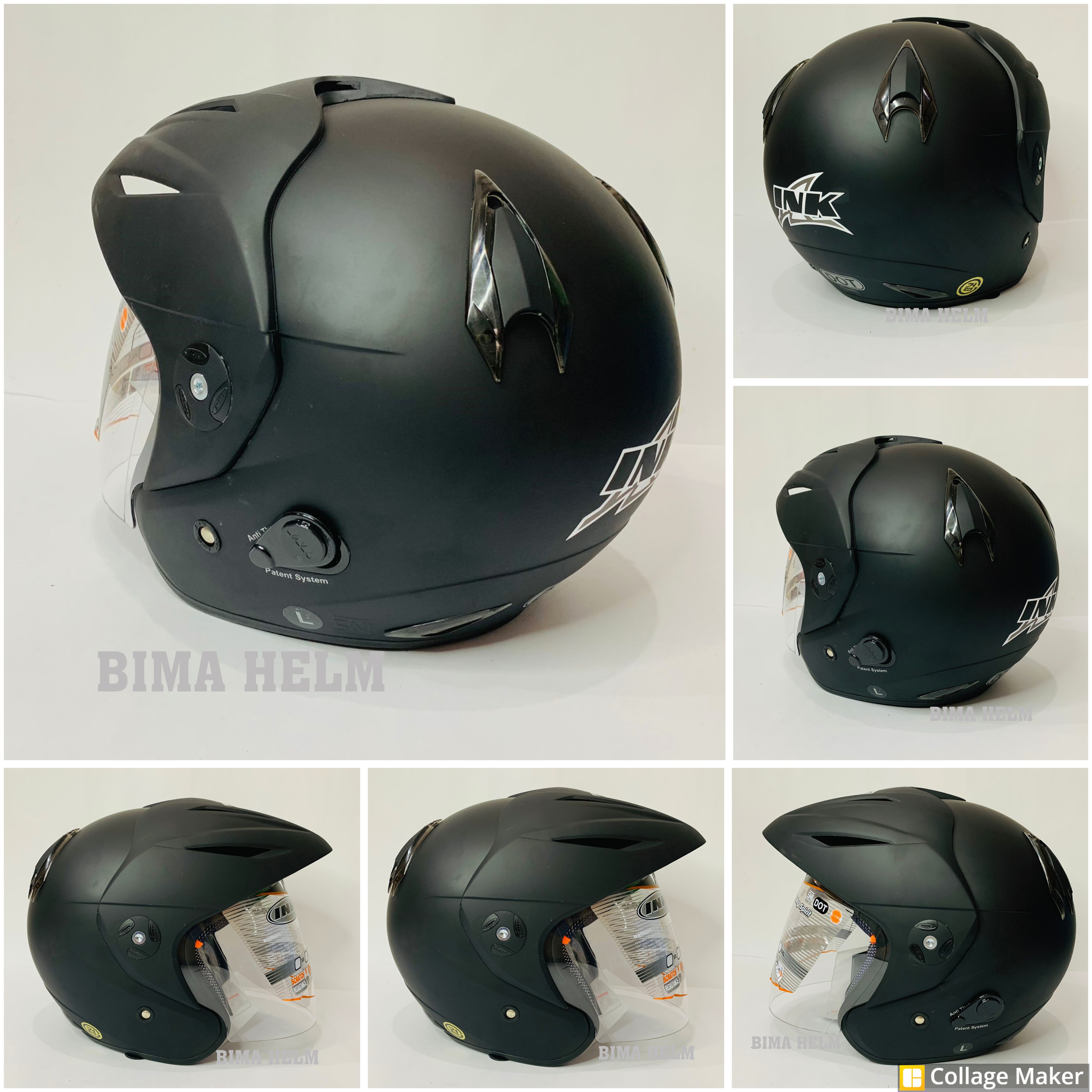 HELM HALF FACE INK CX25/ INK TOPI MODEL BARU ORIGINAL 100% | Lazada ...