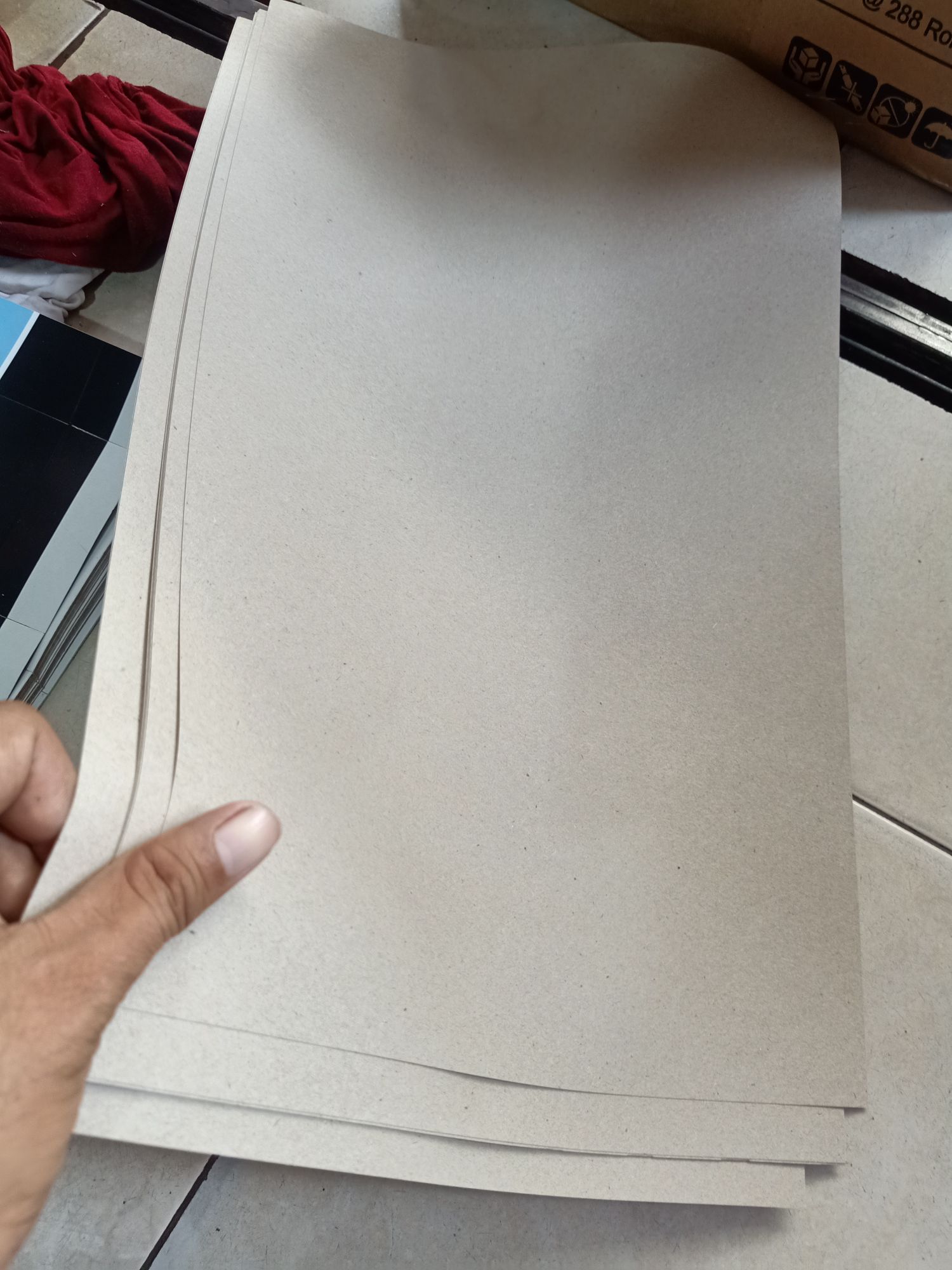 kertas duplek / duplex gagal cetak 1 kilo ukuran 35x50 Aisi sekitar 20 ...