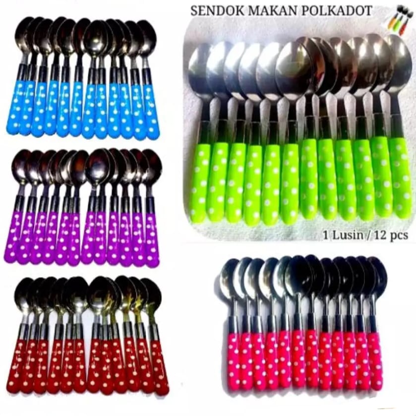 SENDOK CASPIAN / SENDOK POHON SET / SENDOK MAKAN / SENDOK BATIK ...