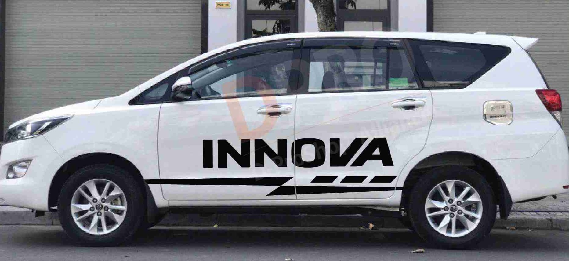 Stiker mobil toyota innova sticker body tulisan innova cutting stiker ...