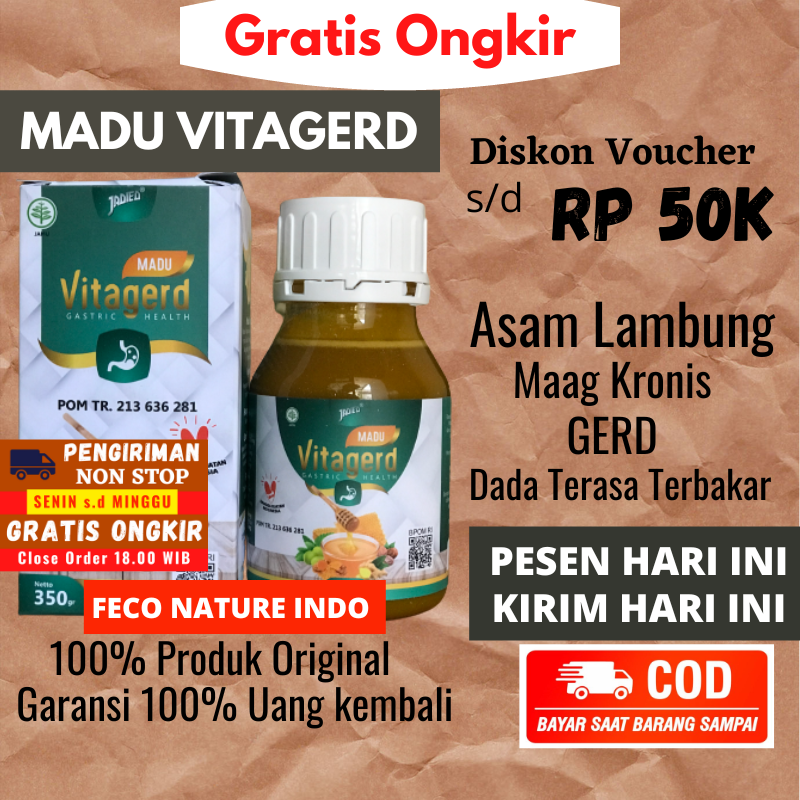 Madu VITAGERD - Untuk Asam Lambung dan Gerd | Lazada Indonesia