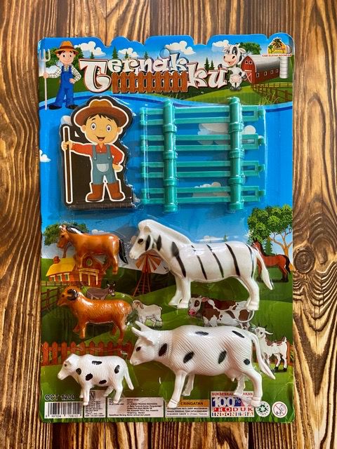mainan hewan mini zoo kebun binatang ragunan ternak peternakan farm ...