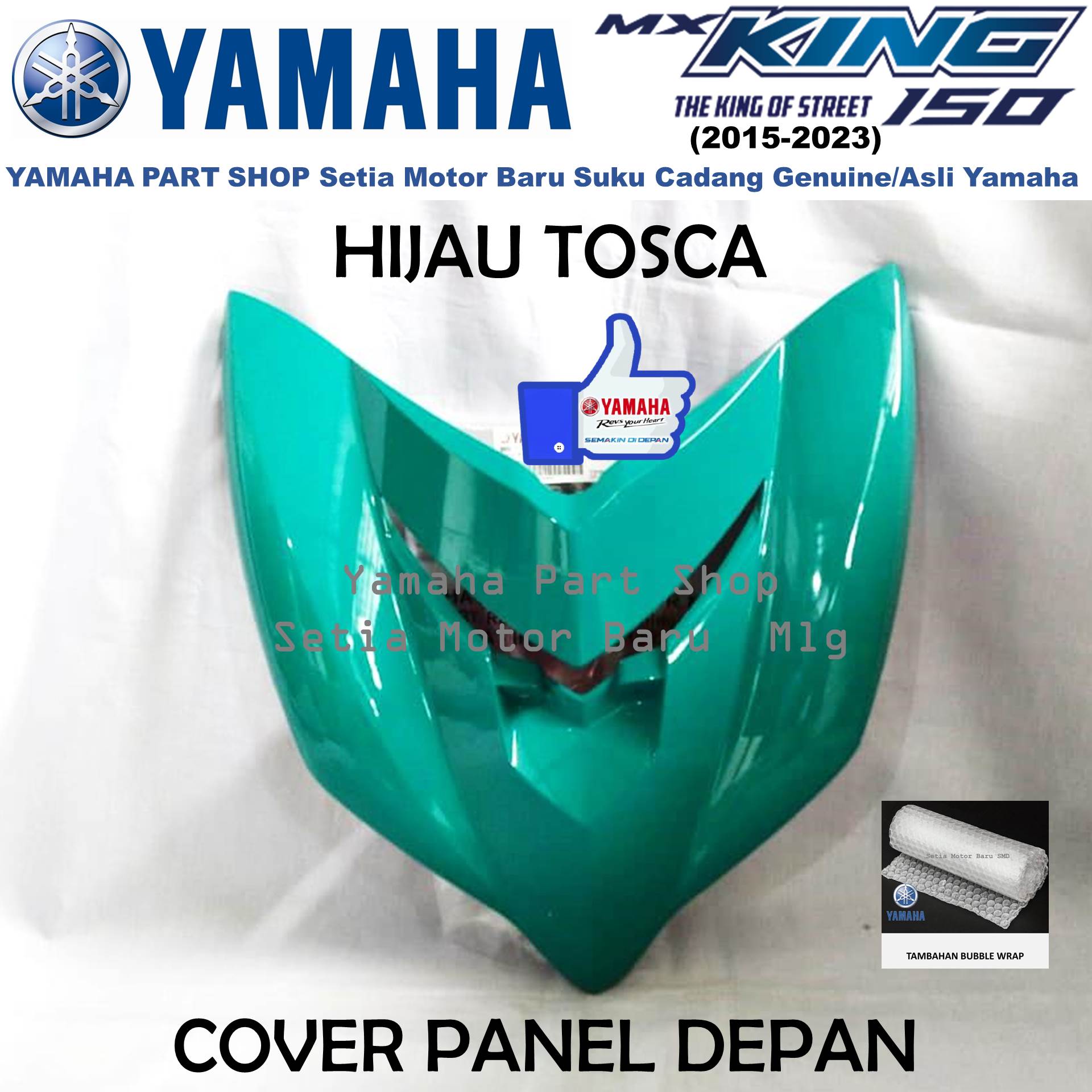 Cover Panel Tameng Depan Hijau Tosca Cyan Mx King Mxking New Asli ...