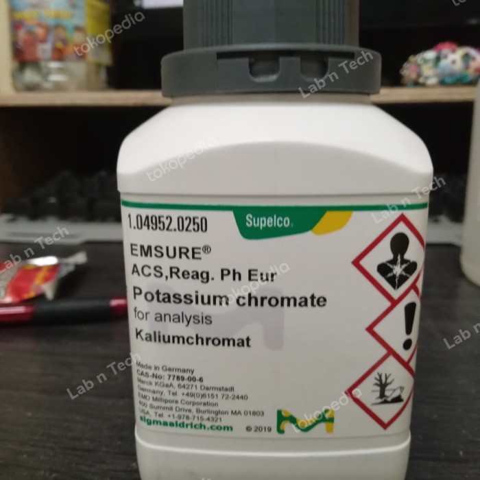 1.04952.0250 Potassium chromate Pro Analisis 250 g K2CrO4 Merck ...