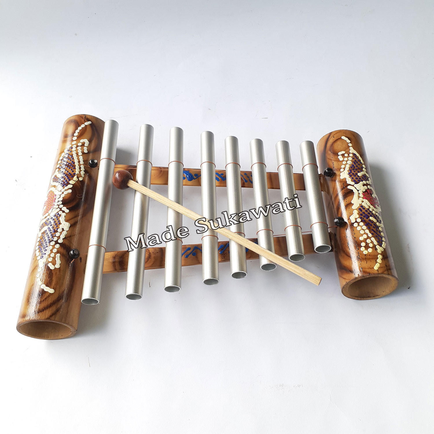 Gamelan Aluminium bambu 29cm Alat musik pukul mini bali | Lazada Indonesia