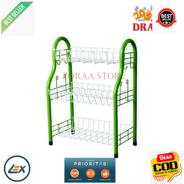 Rak/Rak Piring Jadul/Rak Piring 4Susun/Rak Piring Dragon | Lazada Indonesia