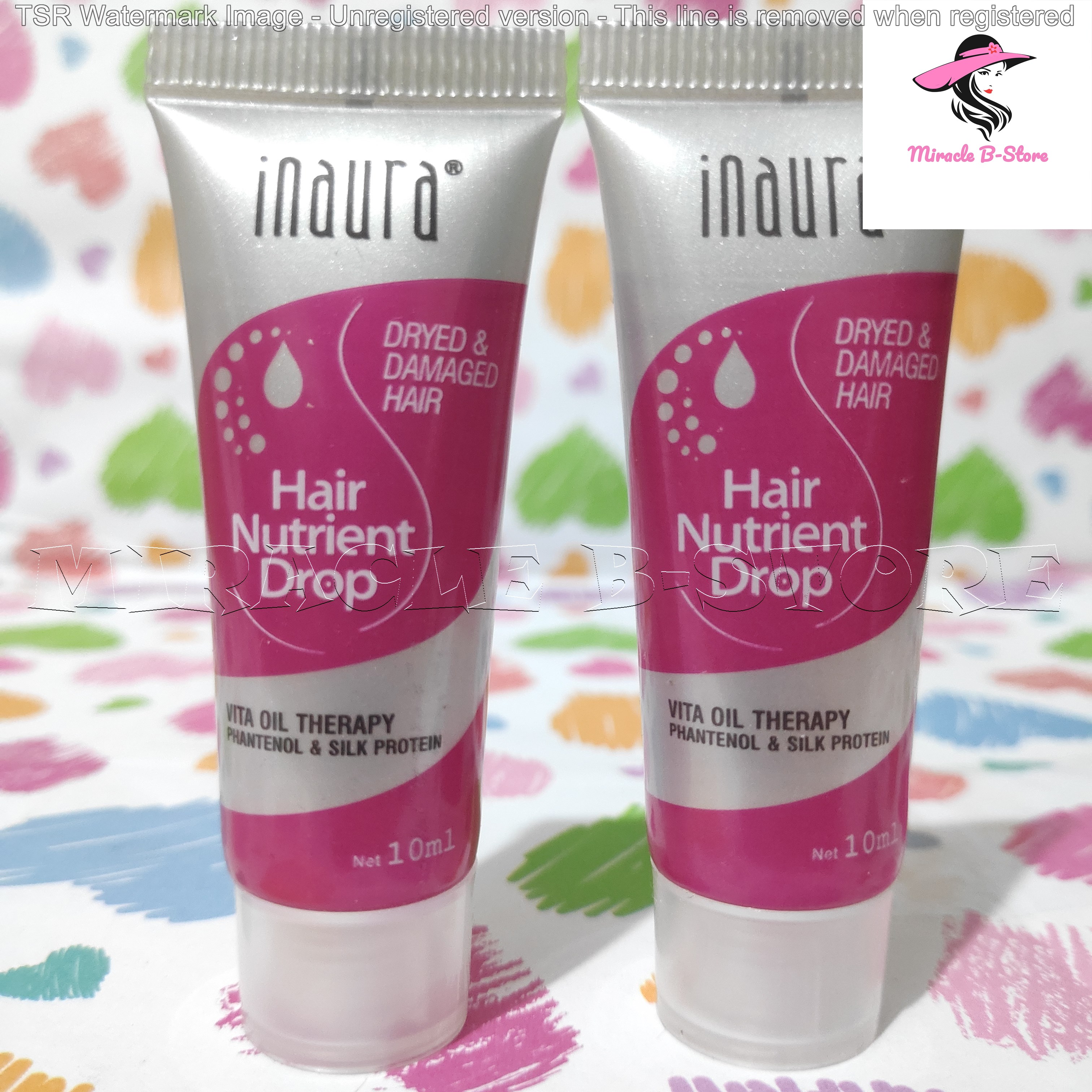 INAURA HAIR NUTRIENT DROP 10 ML SATUAN VITAMIN RAMBUT KERING / RUSAK ...