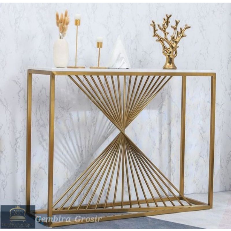 meja Konsole minimalis kayu, meja console minimalis marble, meja ...