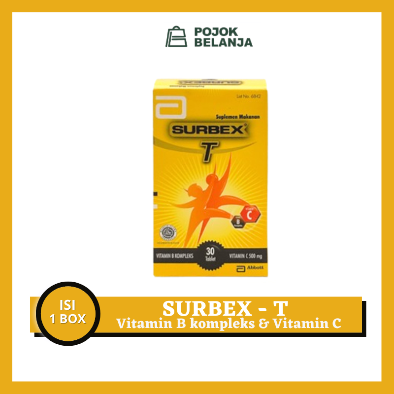 Surbex T box 30 tablet - Vitamin B kompleks & Vitamin C | Lazada Indonesia