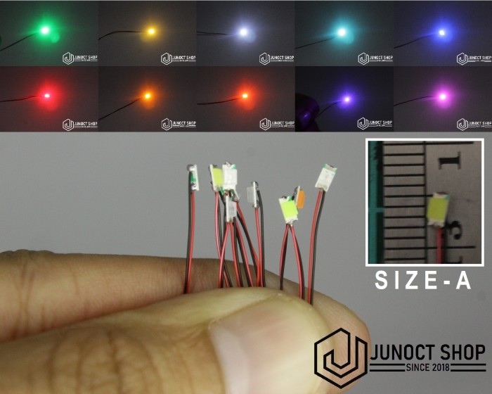 LAMPU LED KECIL DENGAN KABEL SIZE A - MAKET DIORAMA MINIATUR ASESORIS ...