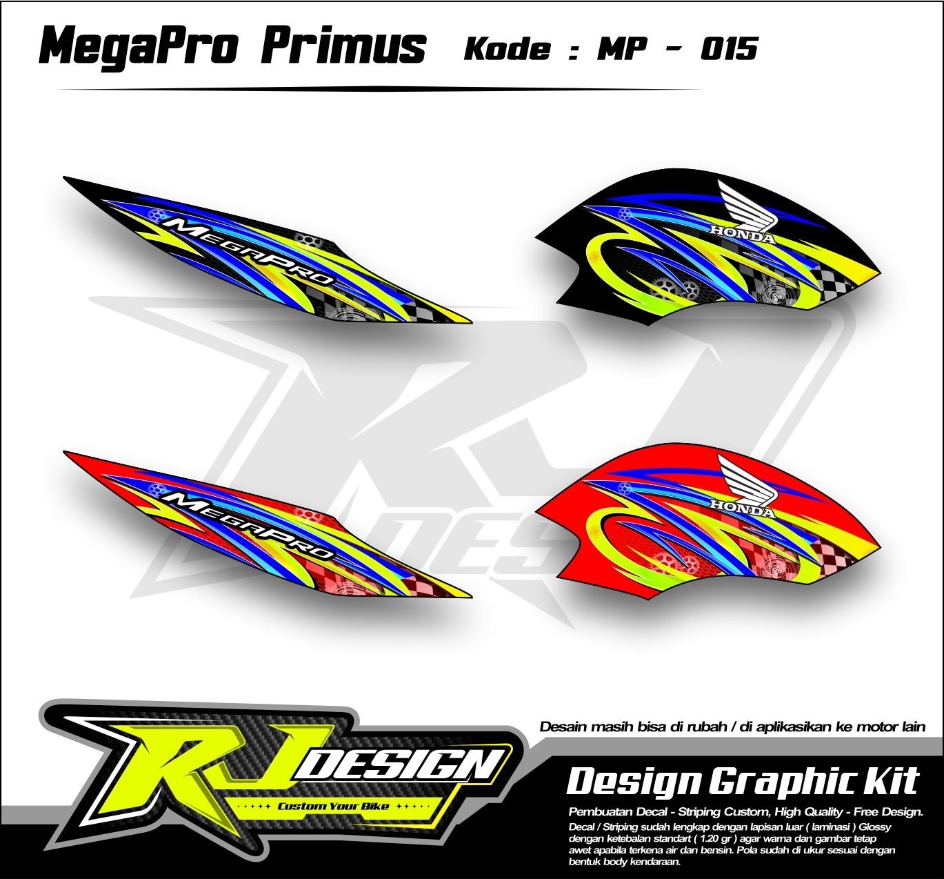 Striping MegaPro Primus Kode : MP - 015 | Lazada Indonesia