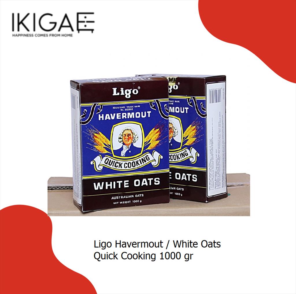 LIGO HAVERMOUT QUICK / WHITE OAT MEALS GANDUM PUTIH 1 KG | Lazada Indonesia