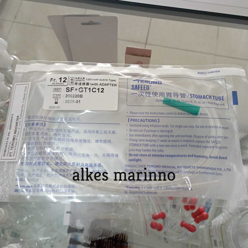 STOMACH TUBE TERUMO / ALAT BANTU MAKAN / SONDE / SELANG NASOGASTRIC ...