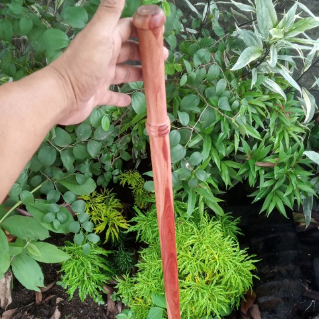 tongkat jalan model komando kayu nagasari original | Lazada Indonesia