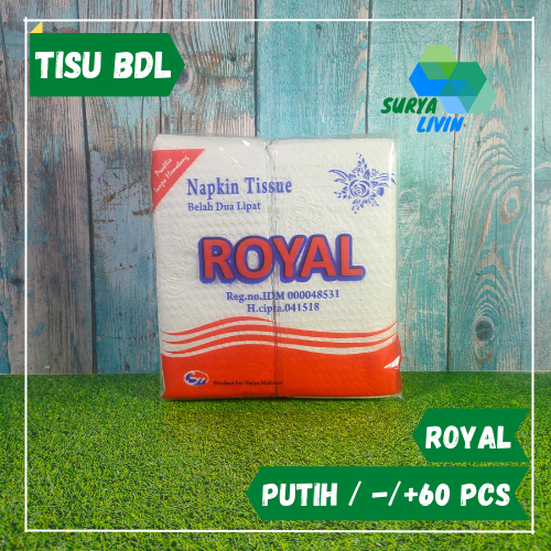 Tissue Belah Dua Lipat 55gram / Tisu Makan Prasmanan Royal | Lazada ...