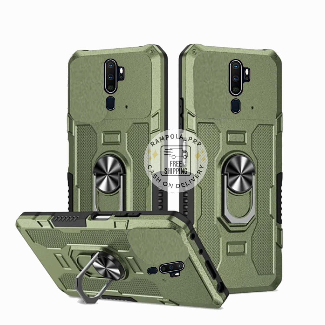 OPPO A5 2020 / A9 2020 CASE ROBOT HIT EYE RING CASING STANDING NEW ...