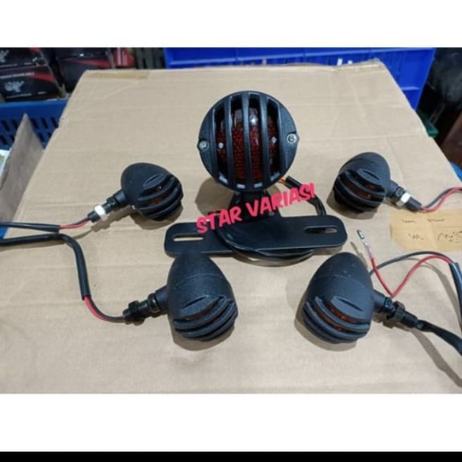 paket lampu motor custom | Lazada Indonesia