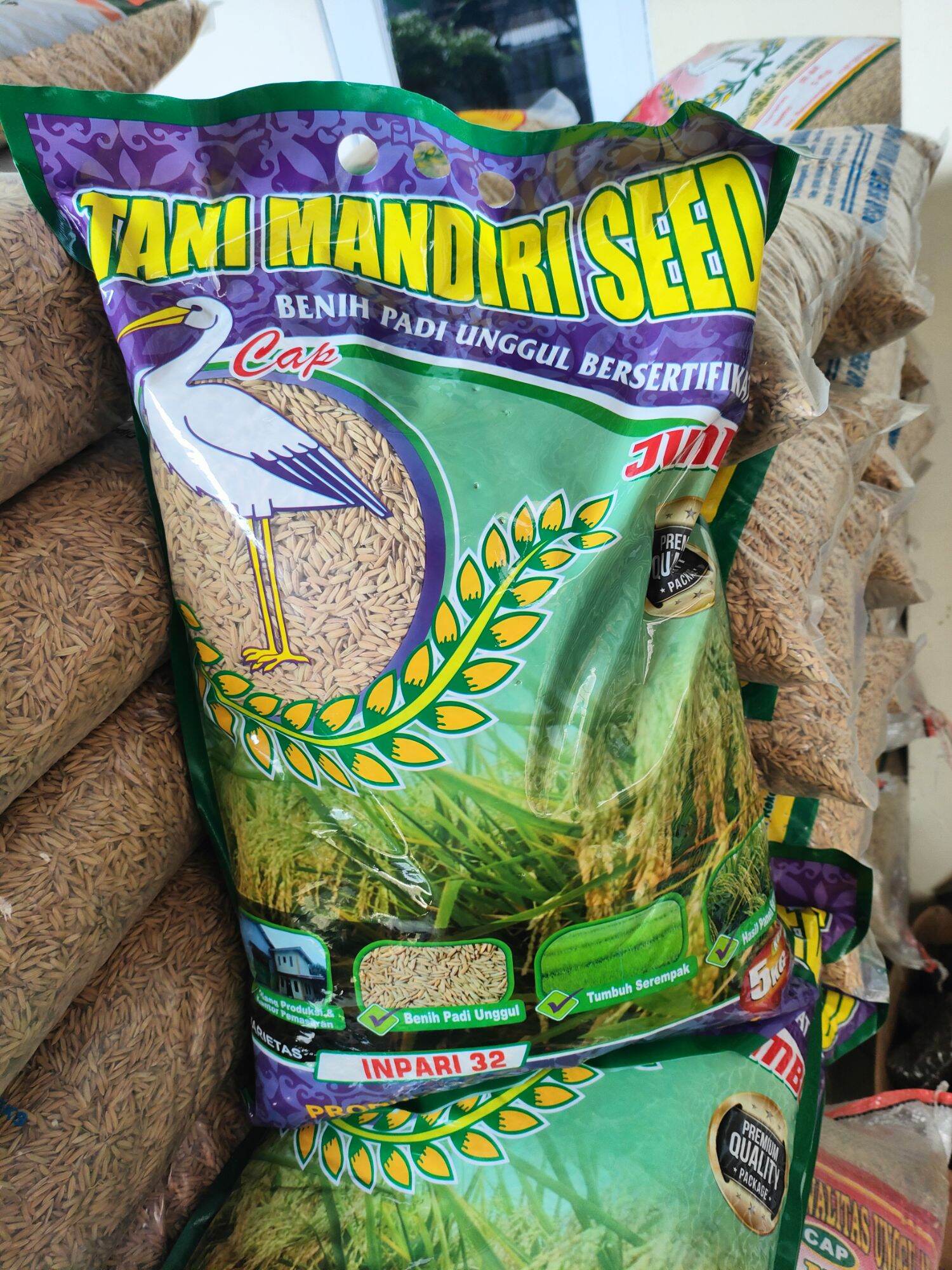 Promo Benih Padi Premium Super Seed SS Inpari 32 SS Kemasan 5 kg ...