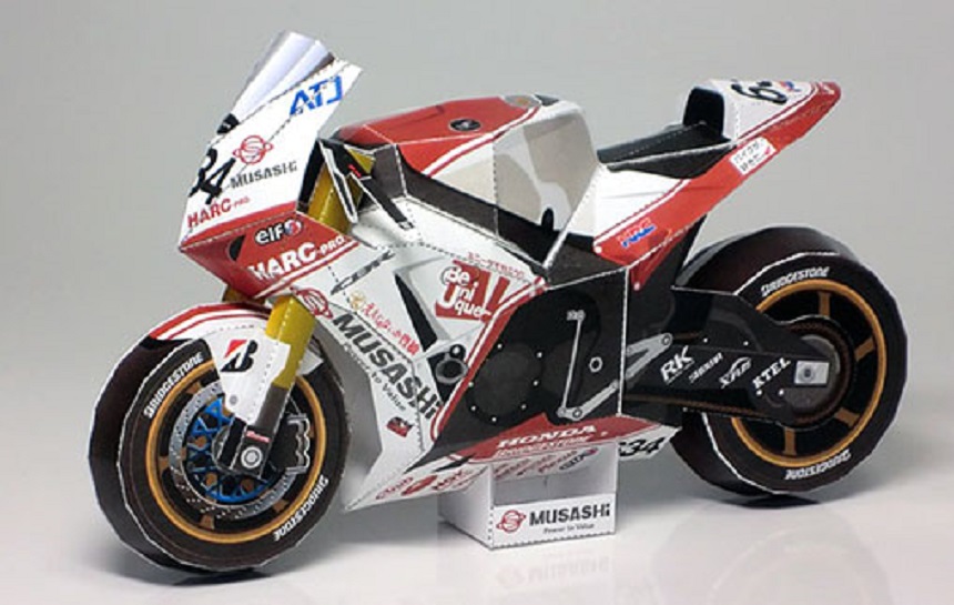 DIY Papercraft Lembar Kertas Pola Motor Honda CBR1000RR | Lazada Indonesia