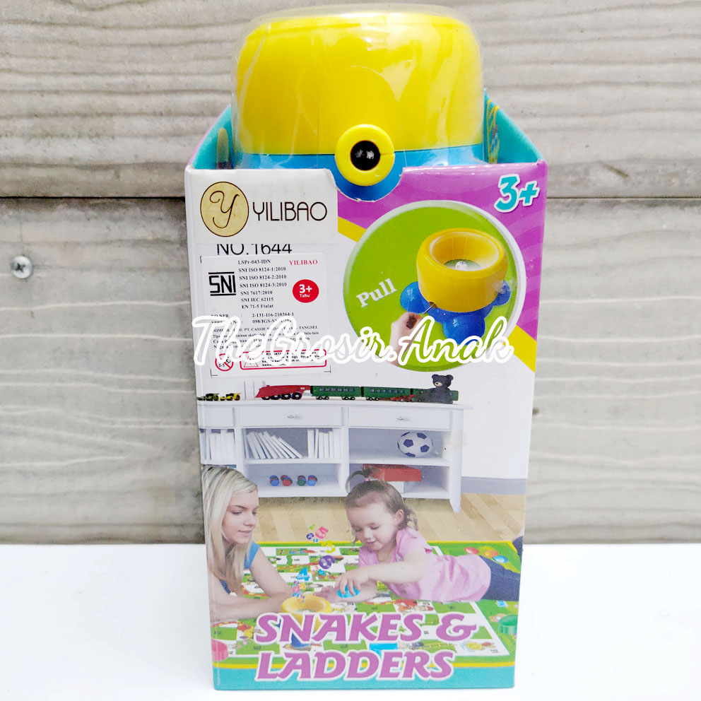 Blink Snakes & Ladders Botol Tabung Lucky Game Ular Tangga Board Games ...