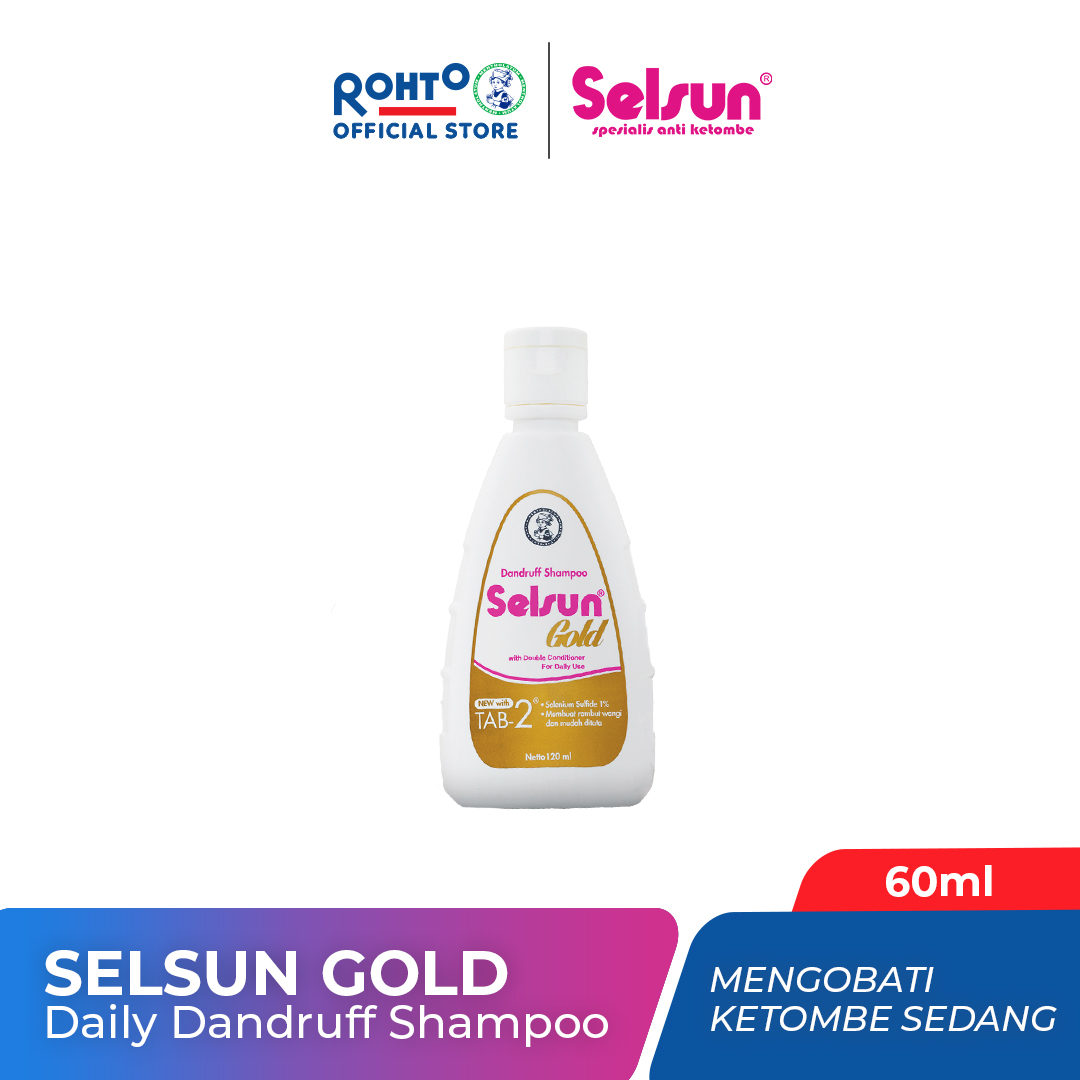 Selsun Gold Dandruff Shampoo with Double Conditioner - 60ml (Reduce ...