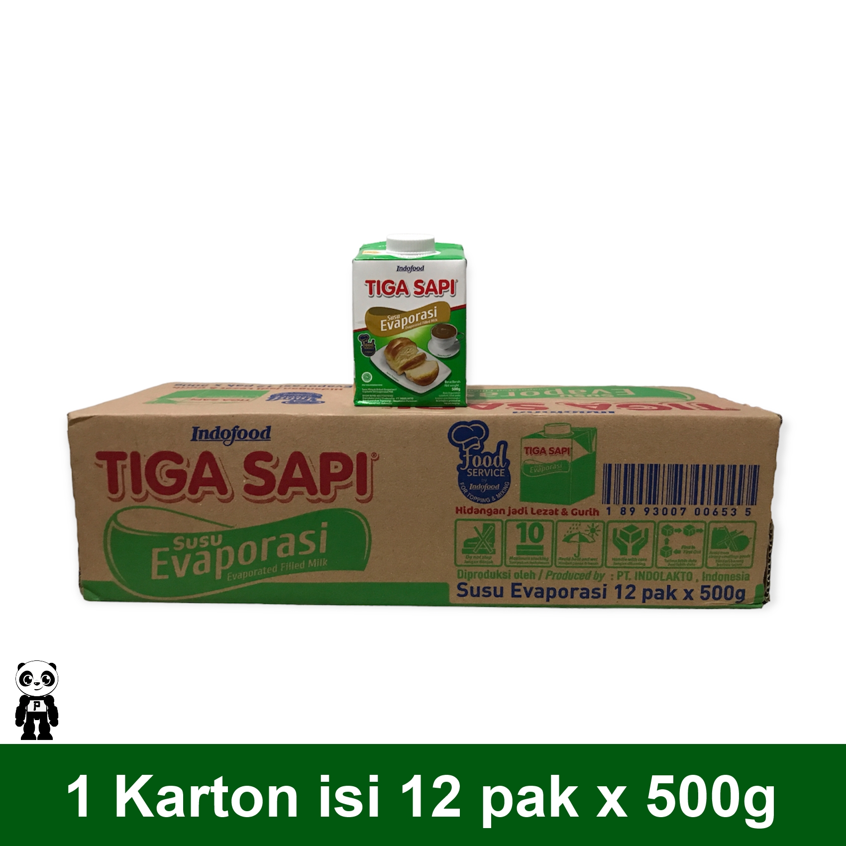 Susu Evaporasi Tiga Sapi 1 Karton isi 12 pak x 500g | Lazada Indonesia