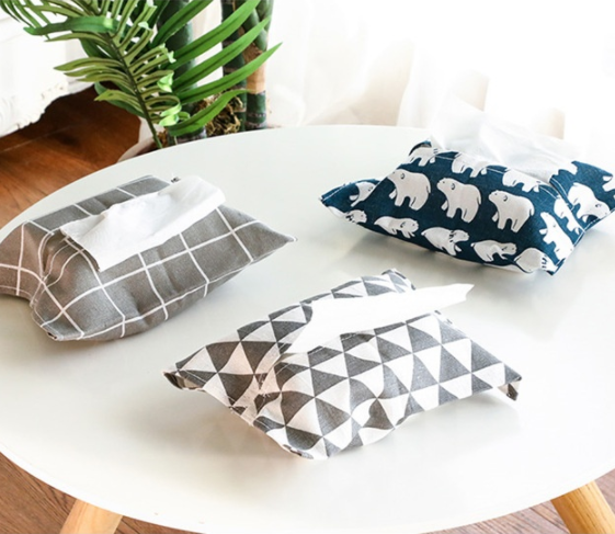 Blooming Tempat Tissue Kain Karakter / Kotak Tissue Meja / Tempat ...