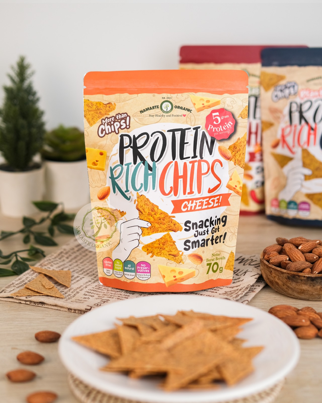 PROTEIN RICH CHIPS - CHEESE 70GR | Lazada Indonesia