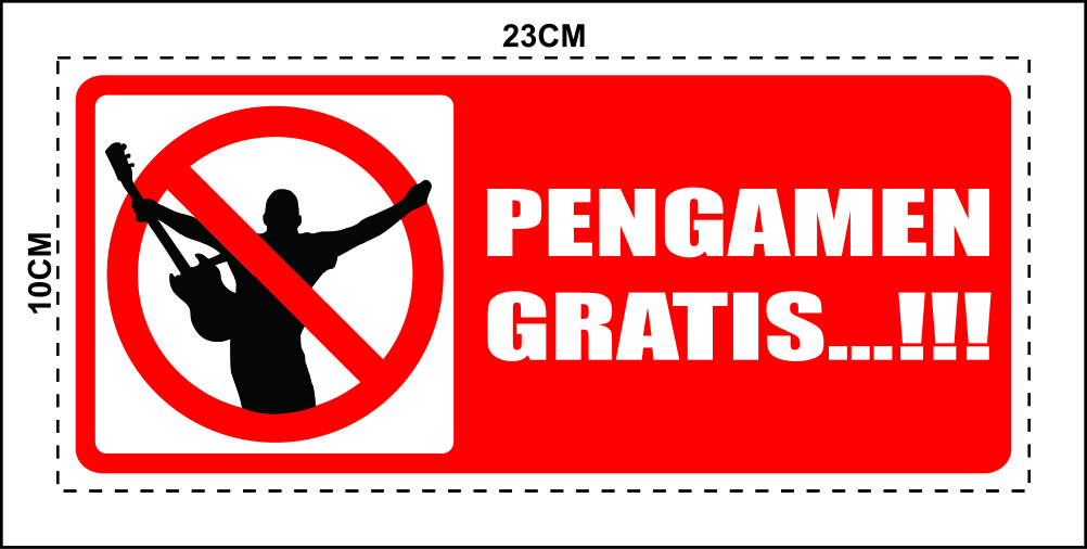 STIKER TULISAN / LOGO RAMBU PENGAMEN GRATIS | STICKER TULISAN / LOGO ...