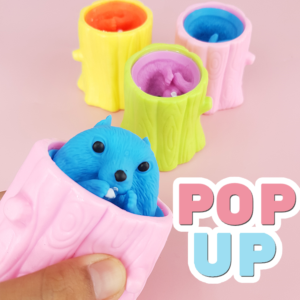 Mainan Anak Squishy Pop Up Karet Silikon/ Mainan Squishy Pencet Pop It ...