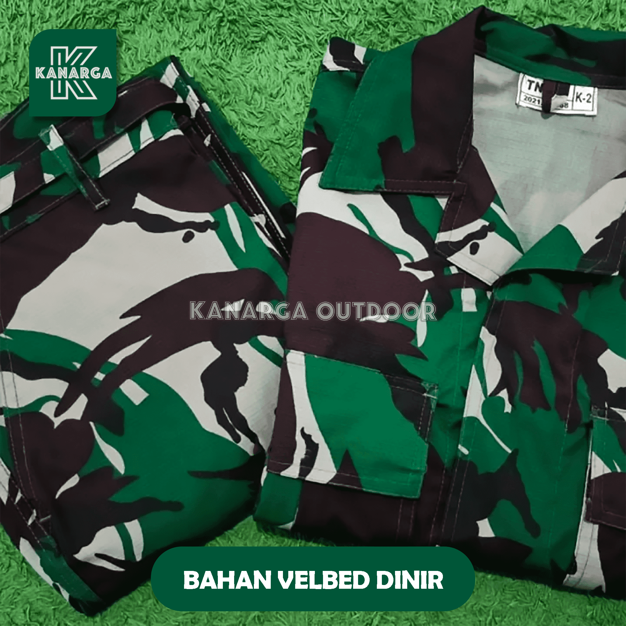 SERAGAM PDL TNI ANTI AIR BAHAN VELBED WOOL - SETELAN VELBET MALVINAS ...