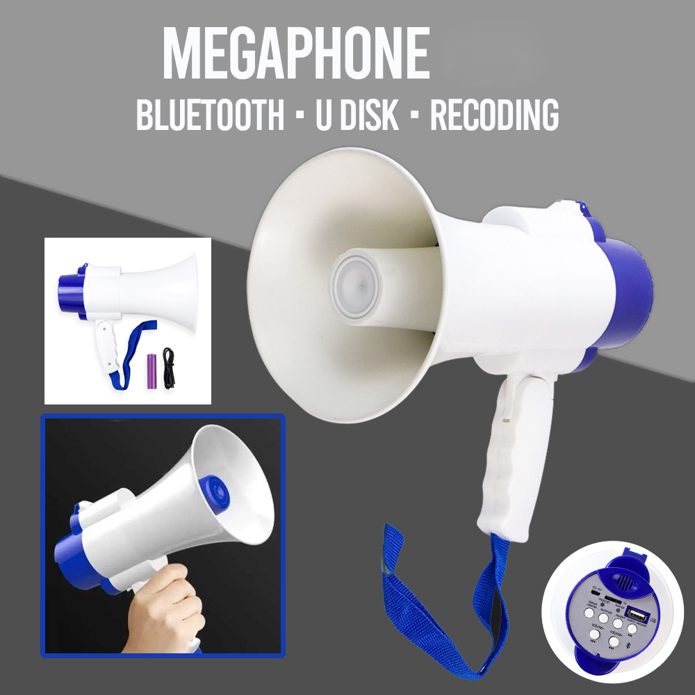Toa Megaphone Bluetooth USB Recording fungsi rekam suara jelas lantang ...