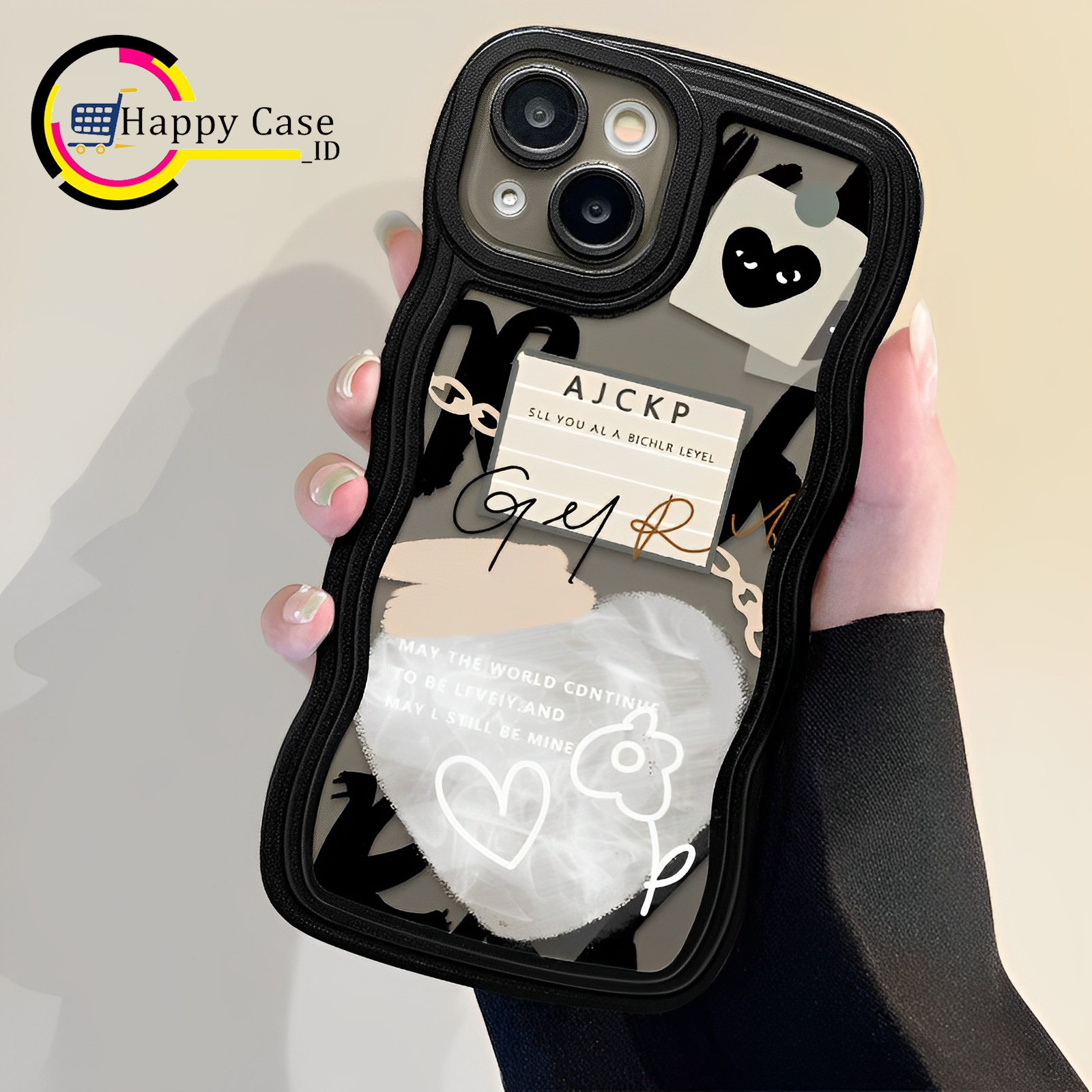 SS813 SOFTCASE MOTIF GRAFITI HATI BUNGA UNTUK XIAOMI REDMI A1 PLUS 4A ...